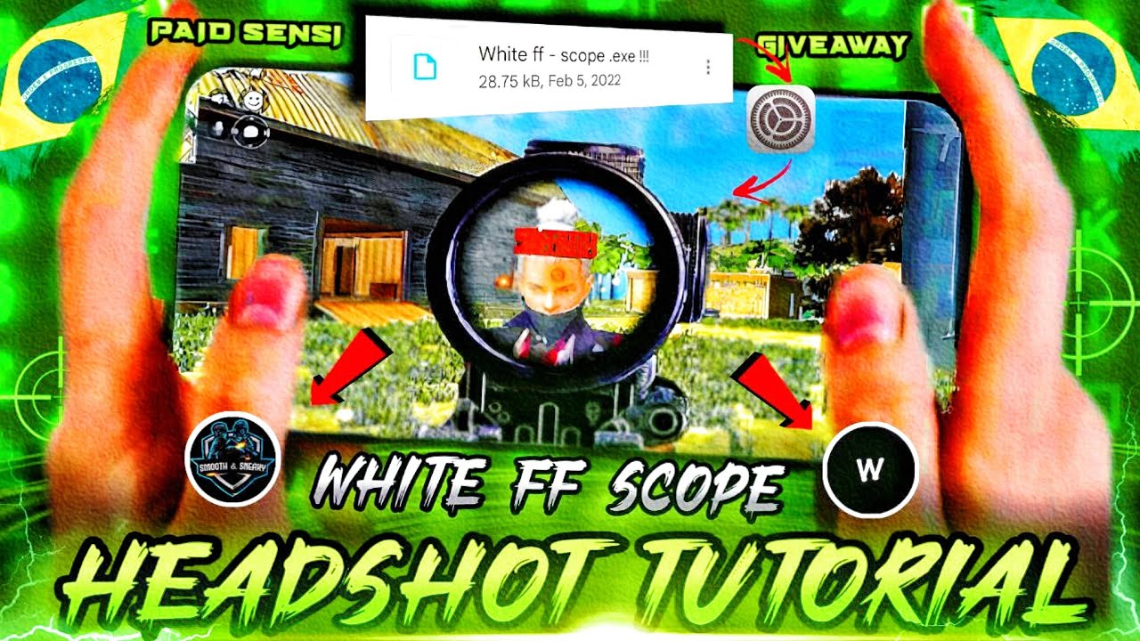 UMP CONTRA ☠️AIMBOT NO RECOIL SCOPE IN HEADSHOTS💯 TUTORIAL🇧🇷 SENSI GIVEAWAY☠️😱⚠️ - YouTube