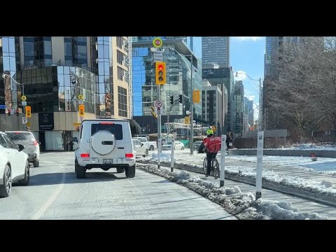 Drive around Toronto Midtown - YouTube