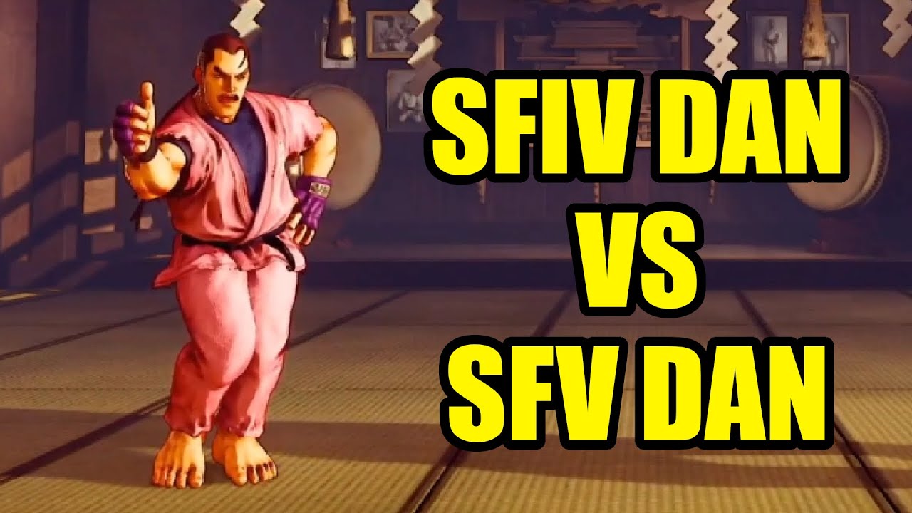SFIV Dan vs SFV Dan - YouTube