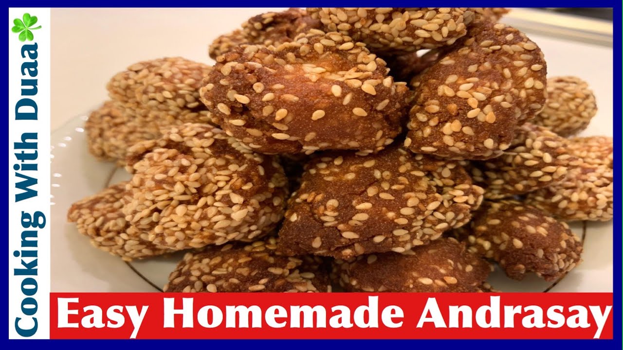 Easy Homemade Andrasay Recipe l How To Make Andrasay lCooking With Duaa ...