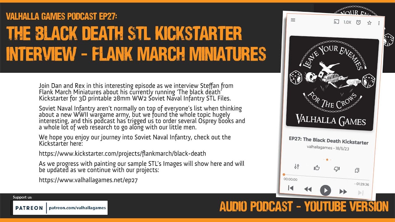 Podcast EP27: The Black Death Kickstarter - YouTube