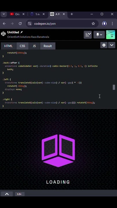 Animated Loading Effect Htmlcss Coding Programming Webdesign Html Code Webdevelopment 0484