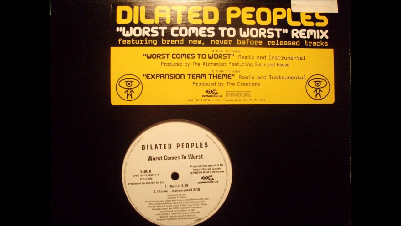 Dilated Peoples Worst Comes To Worst Remix Instrumental YouTube