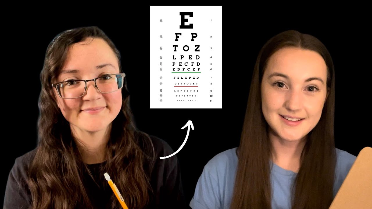 ASMR | Thorough Eye Exam By Two Doctors ~ Collaboration With ...