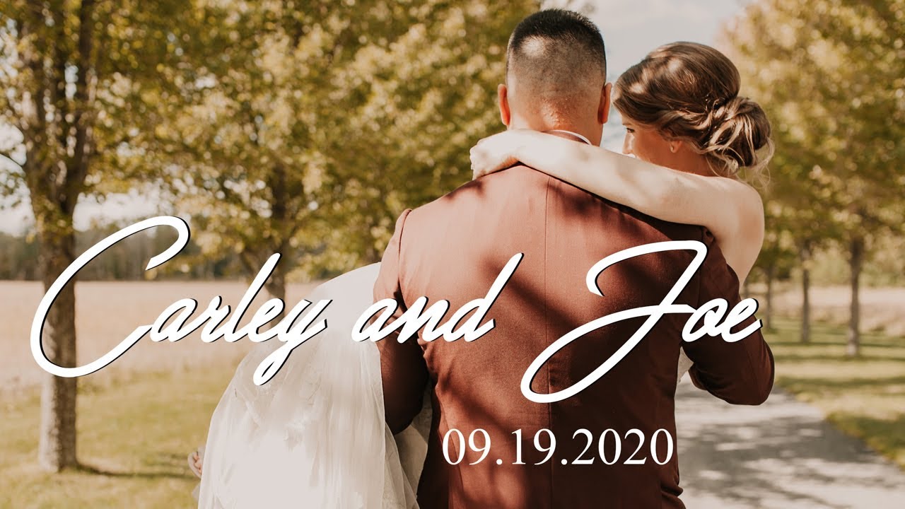 Carley & Joe's Wedding - YouTube