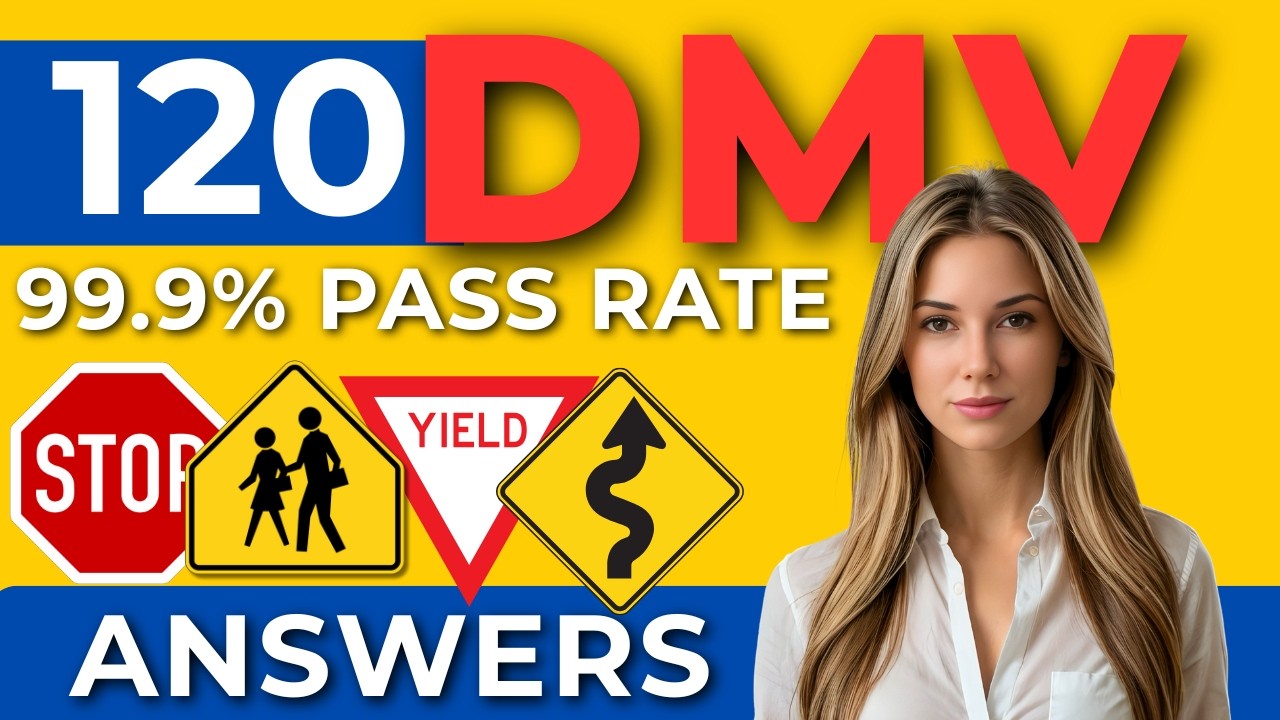 DMV Written Test 2026 | 120 Real Questions with Answers - YouTube