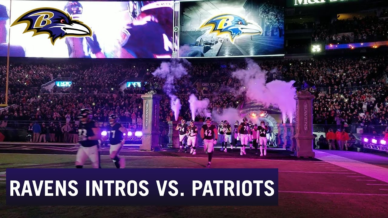 Baltimore Ravens Black Out M&T Bank Stadium for Introductions vs ...