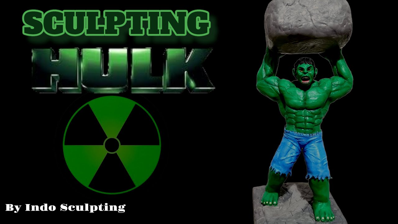 Sculpting HULK | Patung INCREDIBLE HULK | Polymer Clay - YouTube
