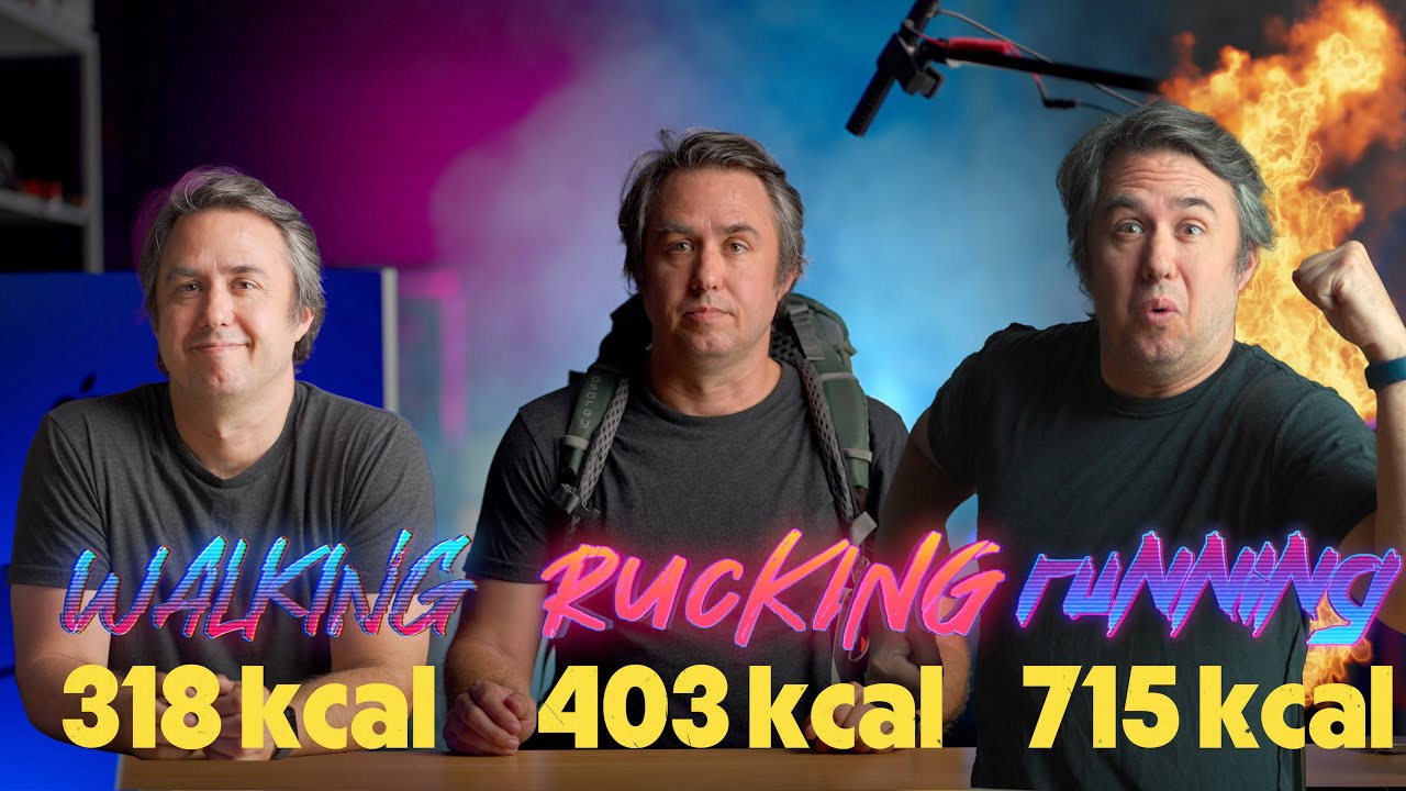 Walking vs Rucking vs Running for Calorie Burn - YouTube