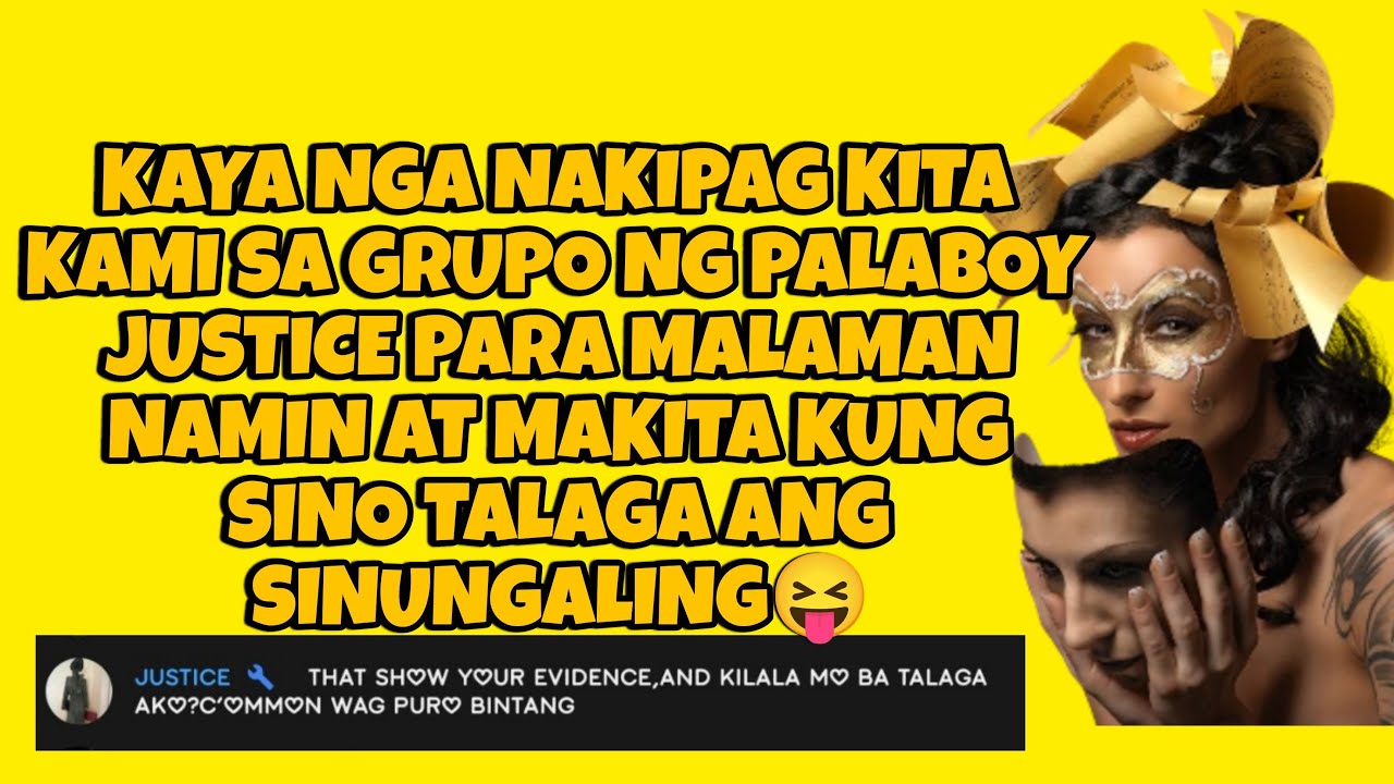 PURO KAYO EBEDENSYA EH SA SARILI NINYO DI NYO NGA MA AMIN KASINUNGALING ...