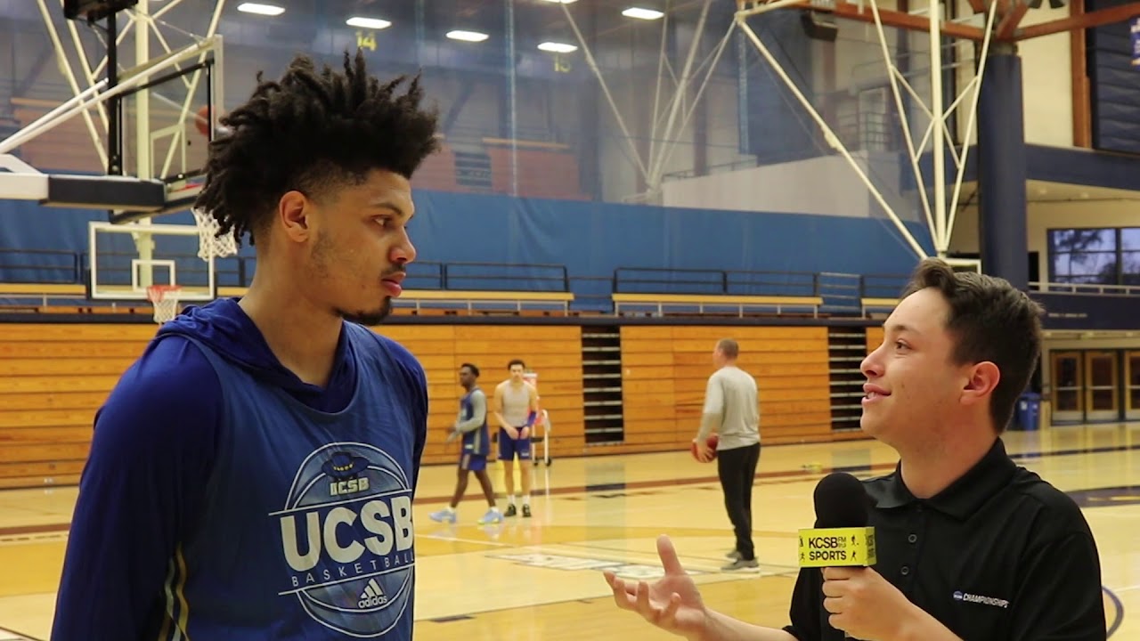 Gaucho Guard Ar'mond Davis Talks Big West Hoops - YouTube
