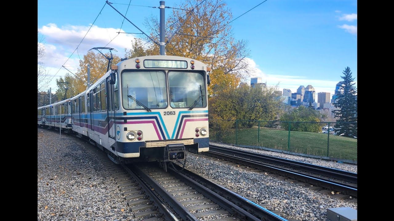 C-Train Siemens Duewag U2 Trolley Cars - YouTube