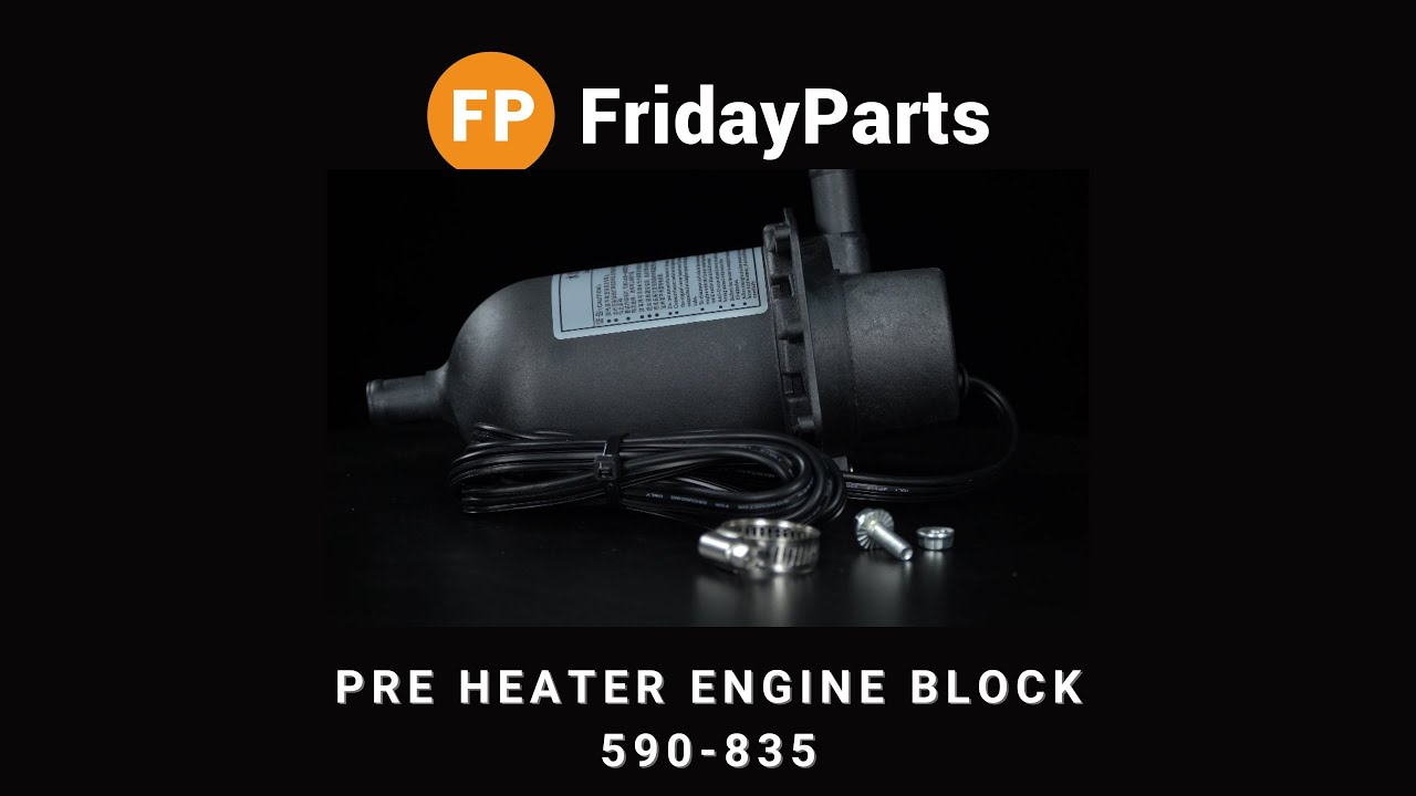 TPS101GT10-000 Pre Heater Engine Block Heater Type 1000 Watt 120 Volt ...