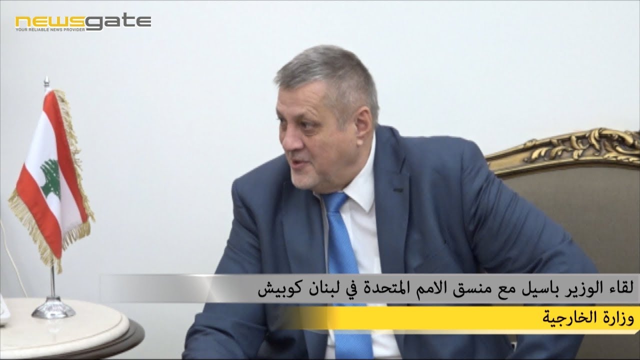 باسيل التقى المنسق الخاص للامم المتحدة في لبنان وبحث معه في اخر