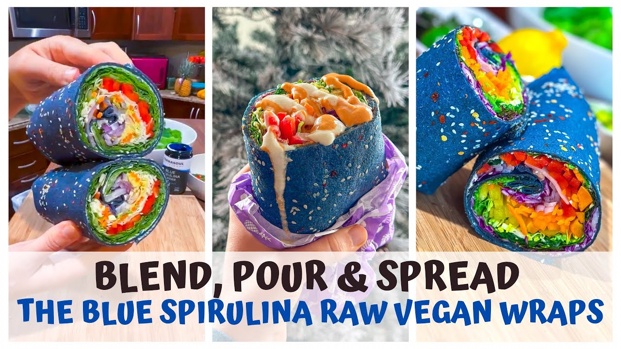 BLEND, POUR $ SPREAD BLUE WRAPS WITH ME! - YouTube