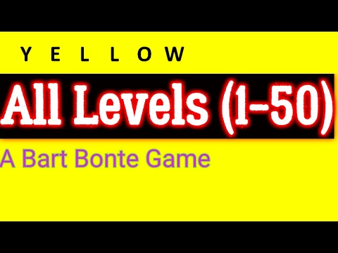 Yellow Game Bart Bonte All Levels (1-50) Android iOS - YouTube
