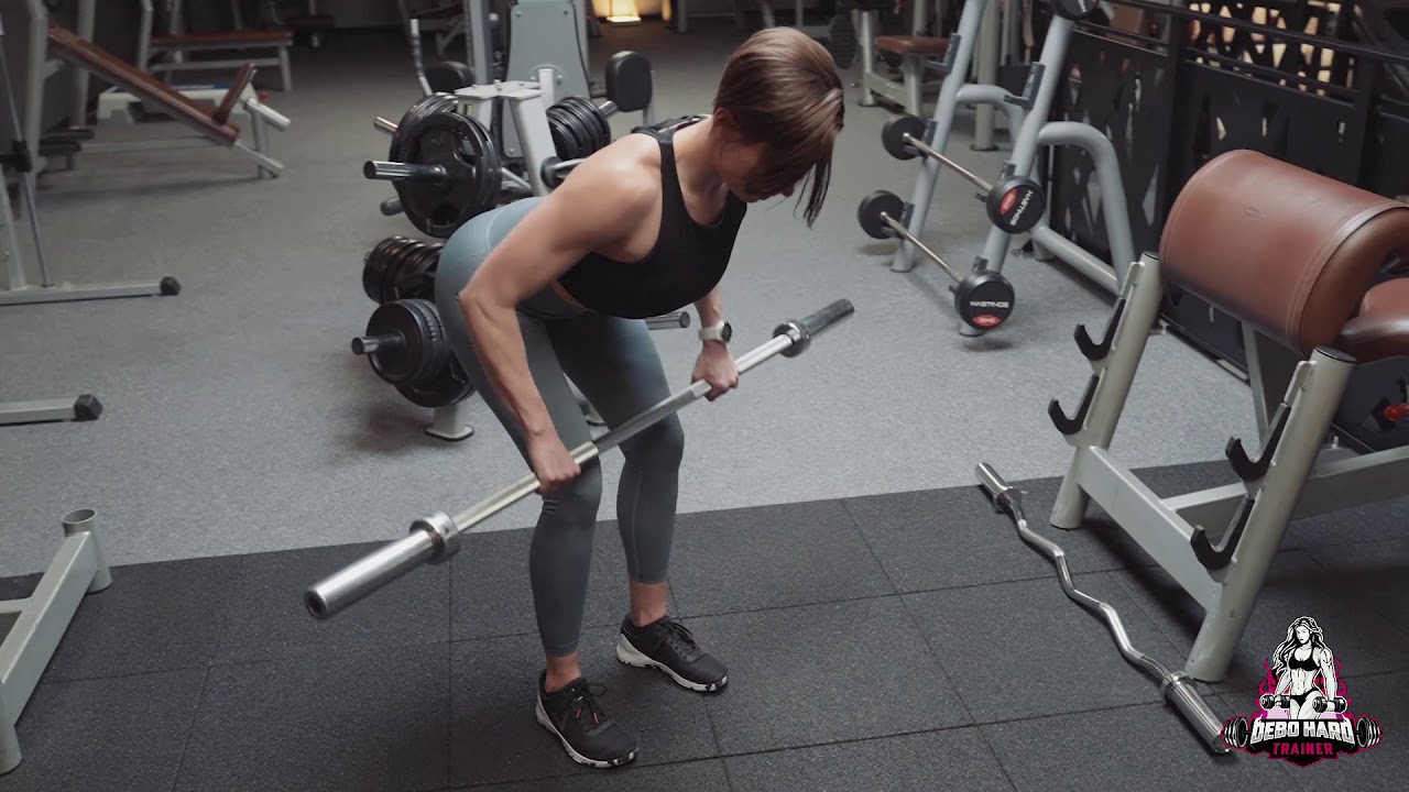 Tutoriel rowing / tirage à la barre buste penché - YouTube