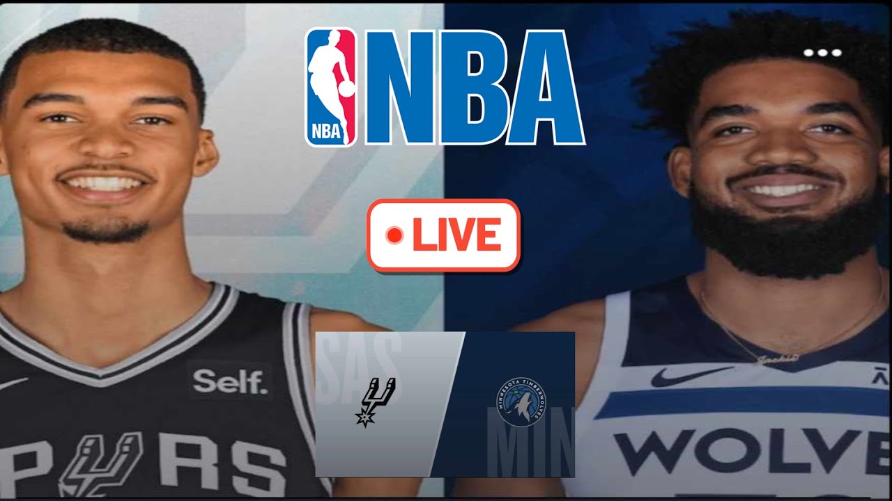 San Antonio Spurs at Minnesota Timberwolves NBA Live Play by Play ...