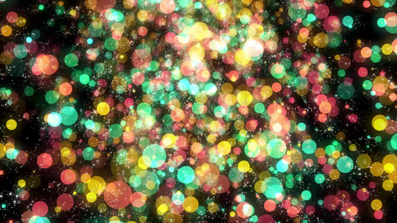 Multicolor Particles Bokeh Background Free HD Video - YouTube