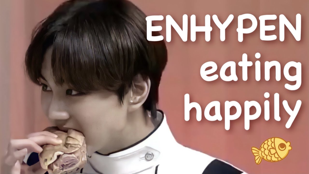 ENHYPEN eating happily! (eating moments) - YouTube
