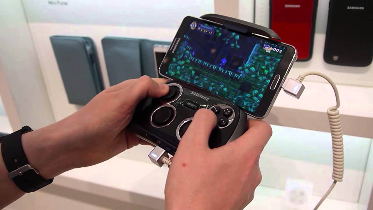 Samsung Gamepad for Galaxy Note 3 hands-on - YouTube