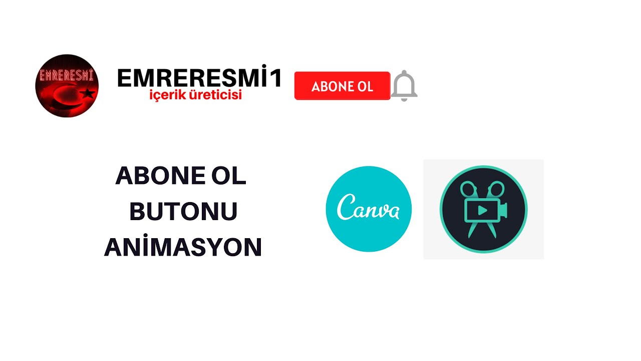 Youtube ABONE OL Butonu Animasyonu Nasıl Yapılır? | MOVAVI & CANVA ...