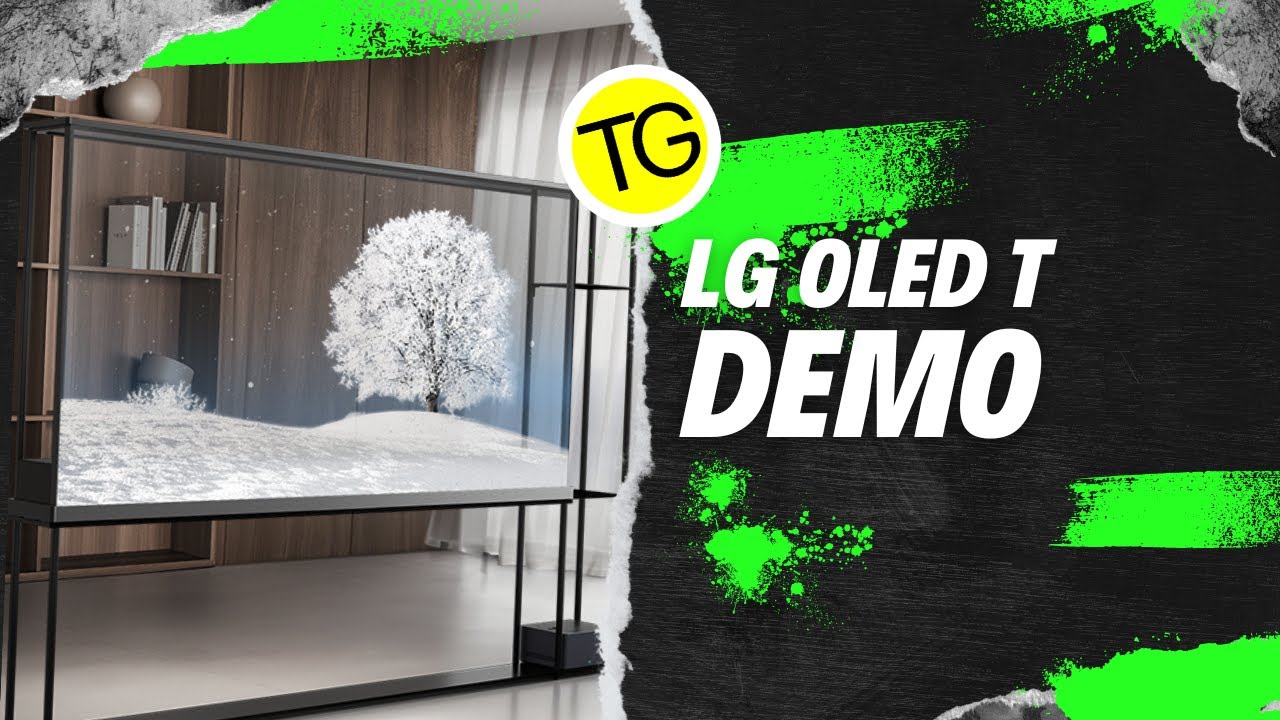 LG OLED T Demo @ CES 2024 - YouTube