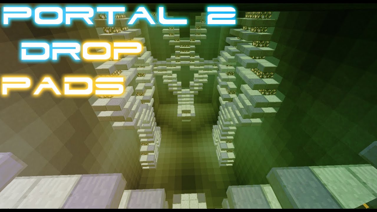 Minecraft - Portal 2 Drop Pads - YouTube