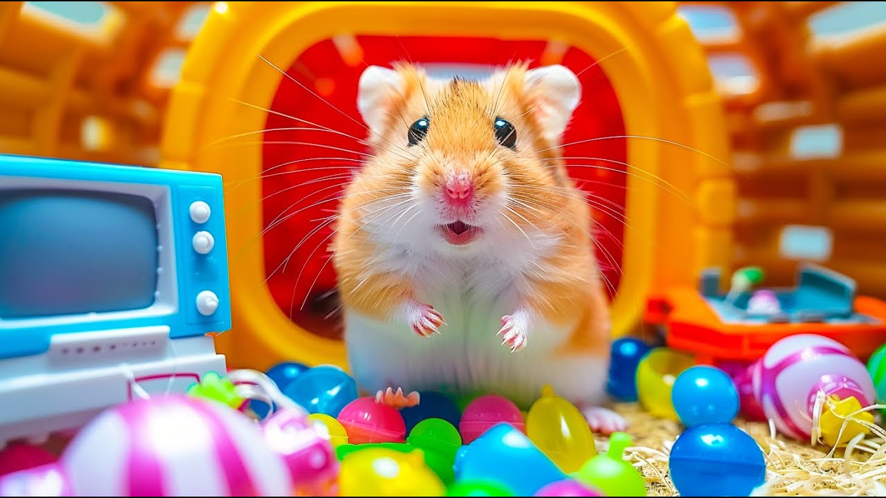 🐹 Hamster Epic Escape 🌈 The Color Ball Pool Maze Challenge | Hamster ...