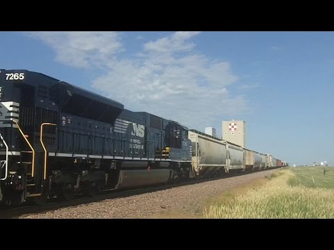 UP 9036- New SD70AH & NS 7265- New SD70ACU! 6/20/16 - YouTube