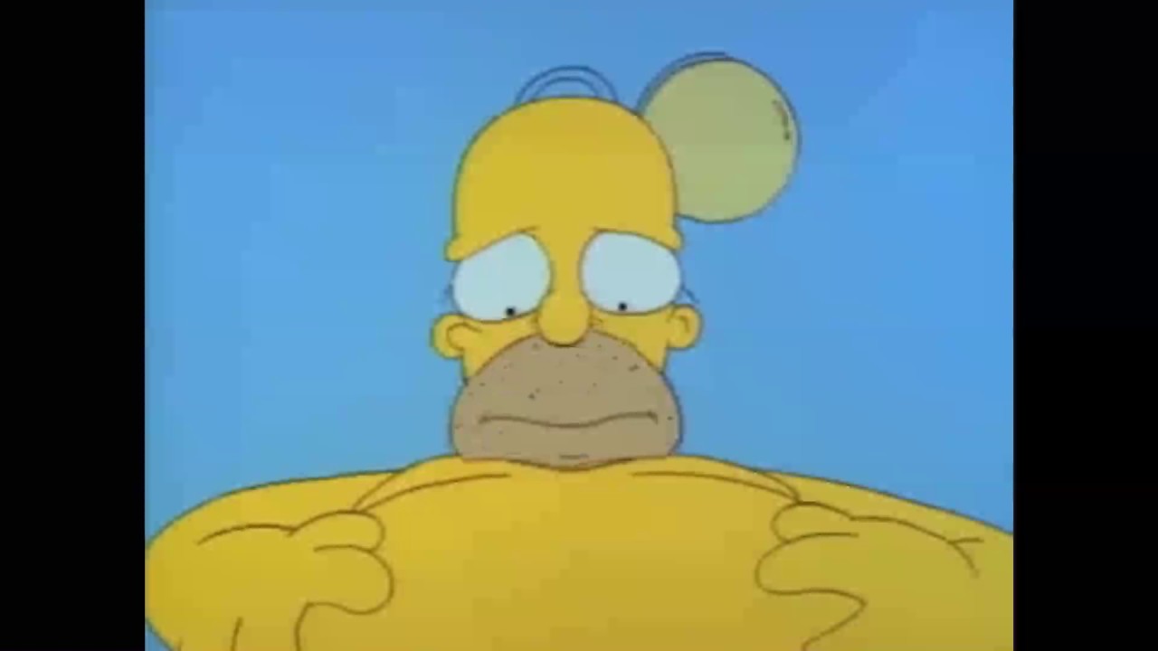 The Simpsons - Homer Decides To Work Out - YouTube