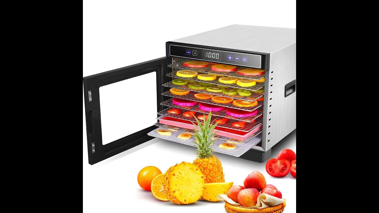 8-layer Food Dehydration Dryer Dried Fruit Machine Touch Commercial ...