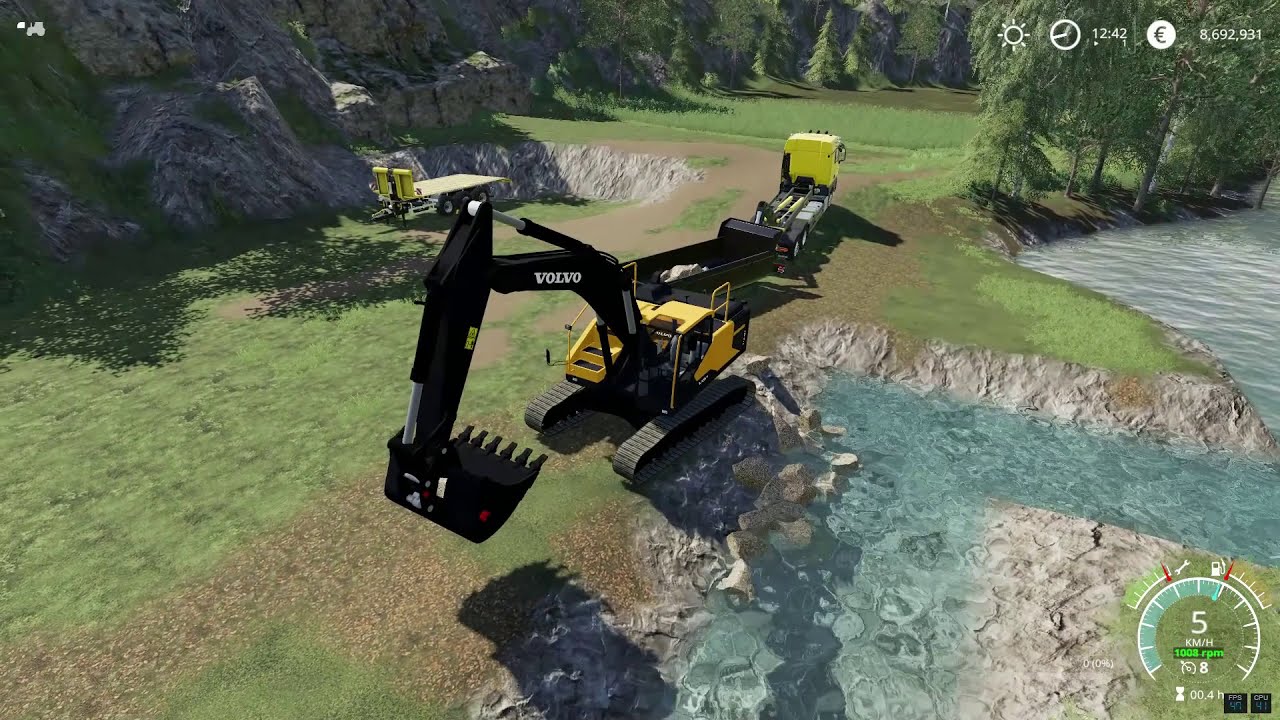FS19 SWISSTOUCH MAP TP PRESENTATION ET 1ER CHANTIER - YouTube