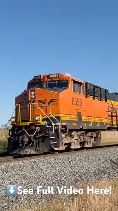 BNSF 6556 Leads Boeing Train!! - YouTube