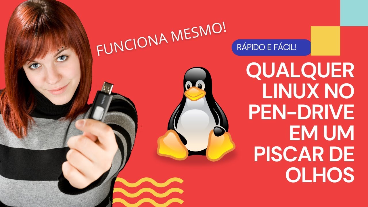 COMO COLOCAR QUALQUER LINUX NO PEN DRIVE COM RUFUS - YouTube