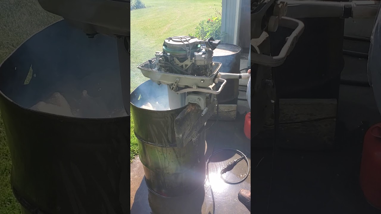 Vtg 1962 Gale Buccaneer OMC 15 HP Model 15D14B Outboard Boat Motor Runs ...