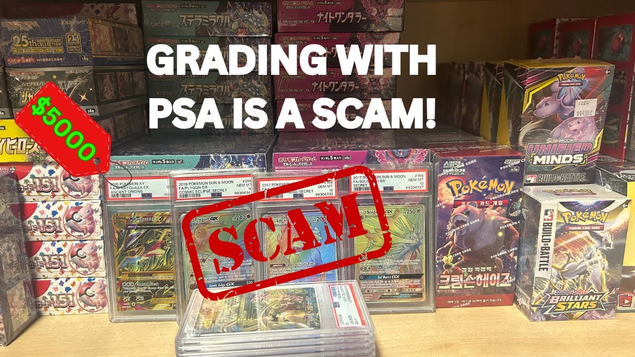Grading Pokemon Cards With PSA Is A SCAM - YouTube