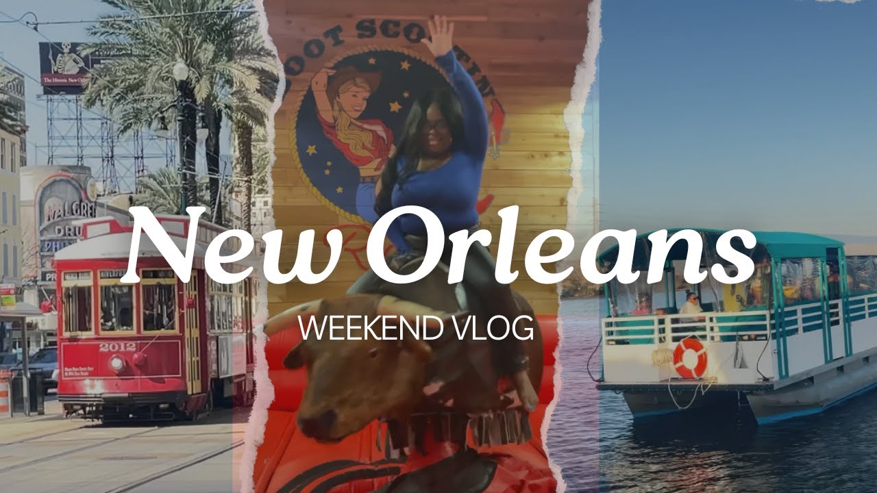 New Orleans Weekend Trip Vlog | Bourbon Street Bars | Frenchmen Street ...