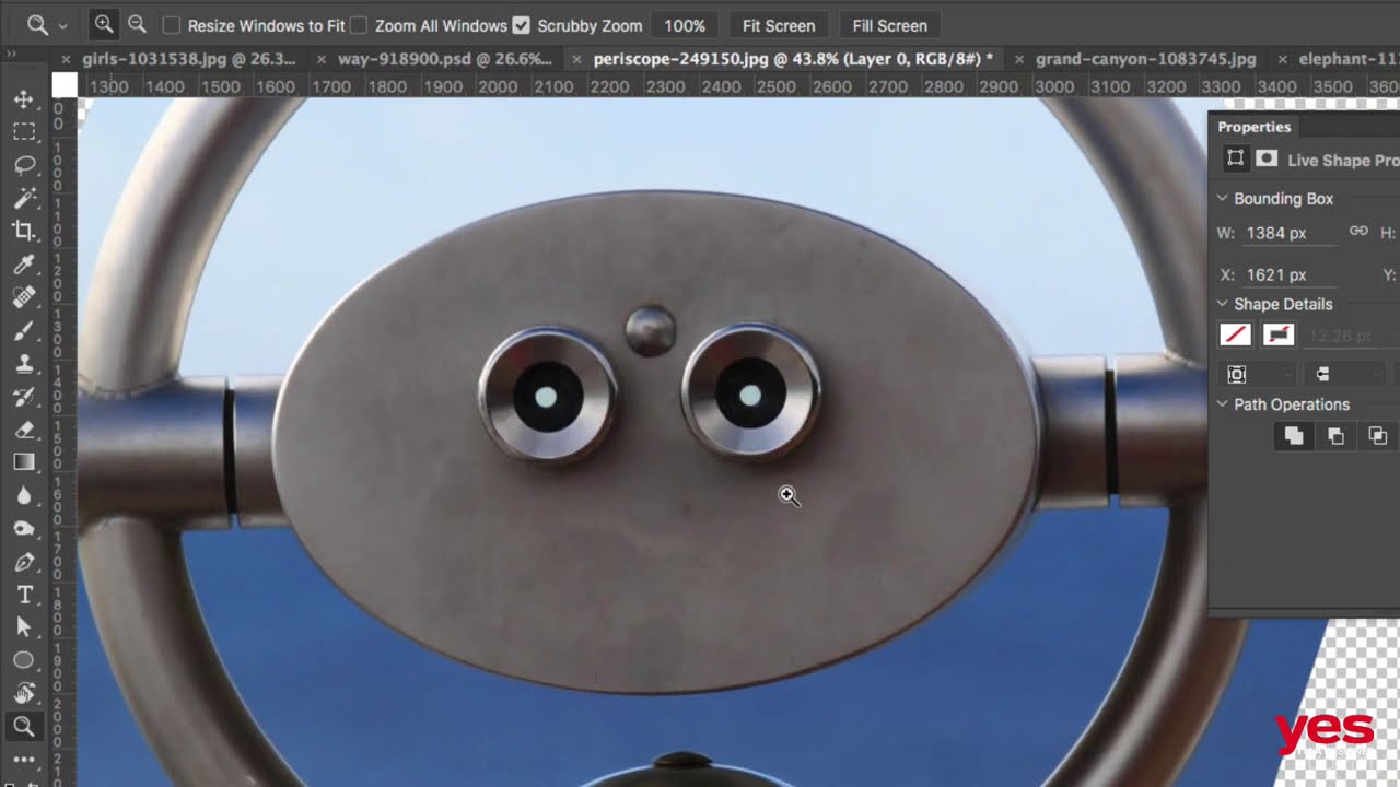 4 Vector Masks for Geometric Shapes - YouTube