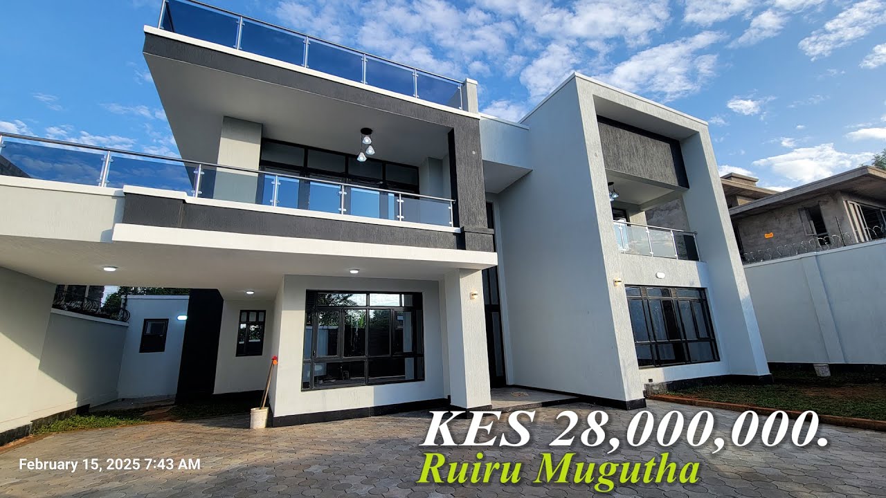 INSIDE State of the Art Masionette @Kes 28M in Ruiru Mugutha - YouTube