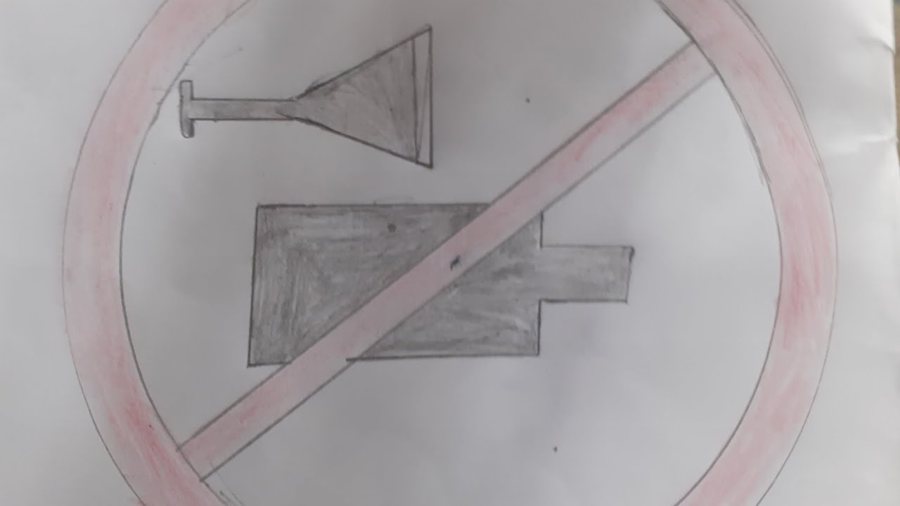 how to make drawing of no drinking.😀😀🙏 - YouTube
