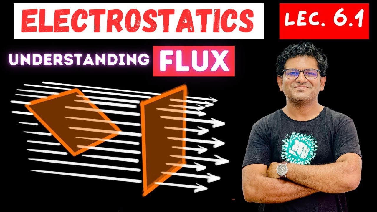 6.1 UNderstanding ELECTRIC FLUX : ELECTROSTATICS for JEE and NEET - YouTube