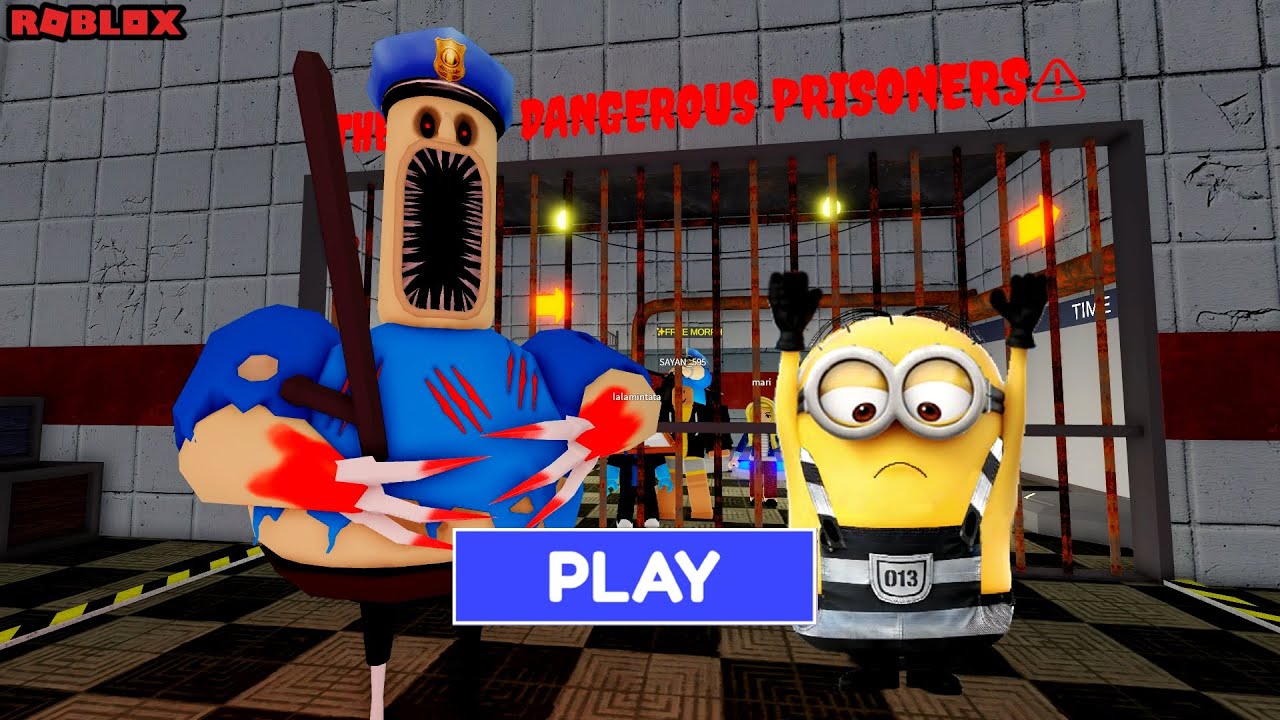 BARRY EXE PRISON RUN! (OBBY) MINION ROBLOX - YouTube