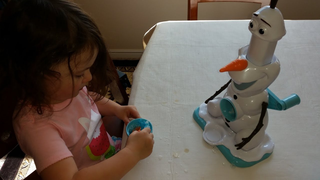 Disney Frozen Olaf Snow Cone Maker - Review - YouTube