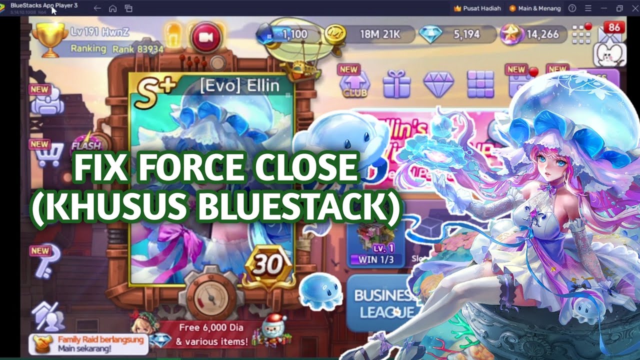 Fix Force Close Get Rich di Bluestack 5 - YouTube