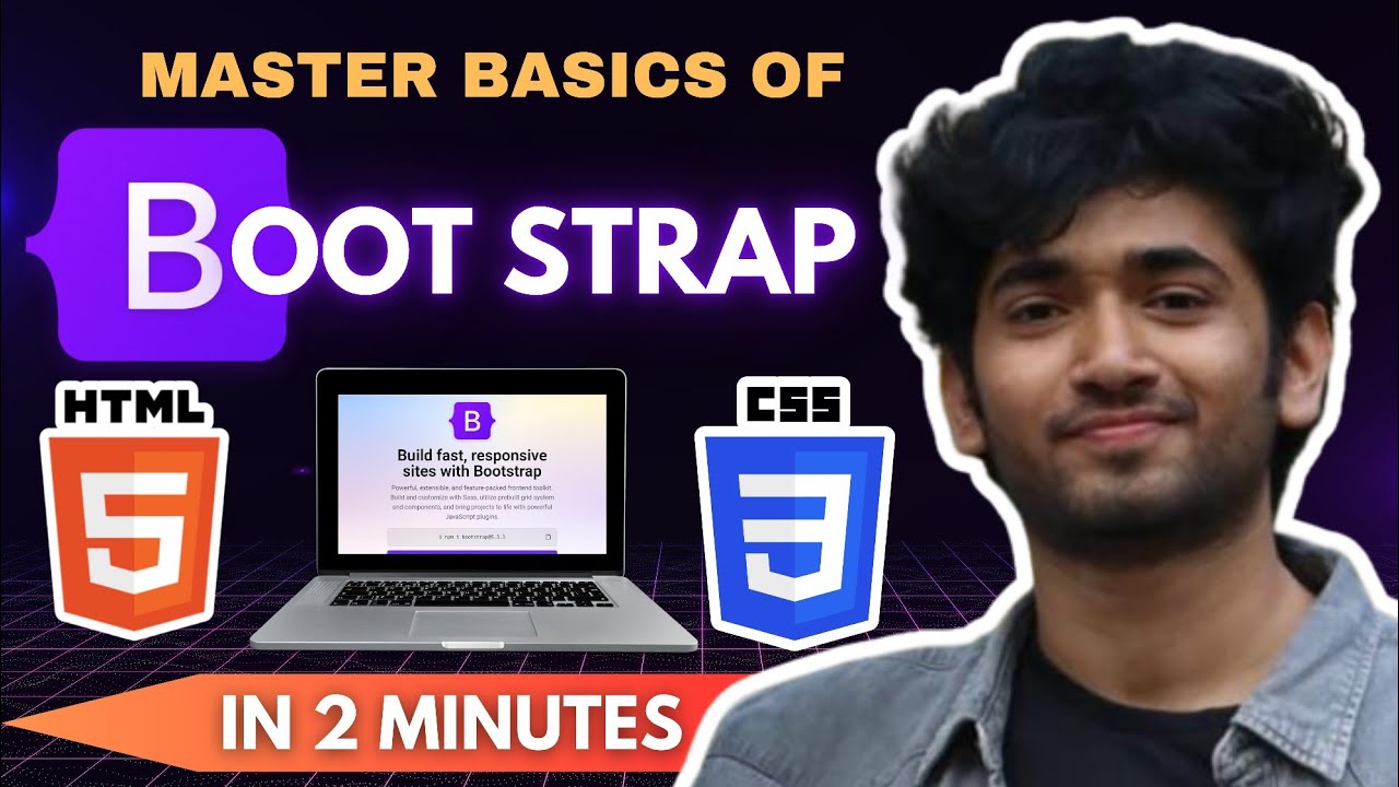 Master Basics of Bootstrap in VS Code in just 2 minutes Must-Watch for ...