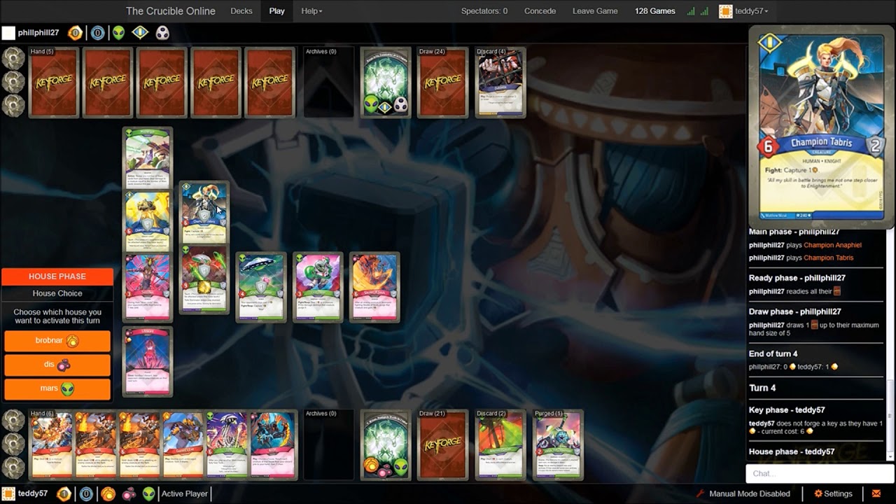 Keyforge crucible 04 grand ecran - YouTube