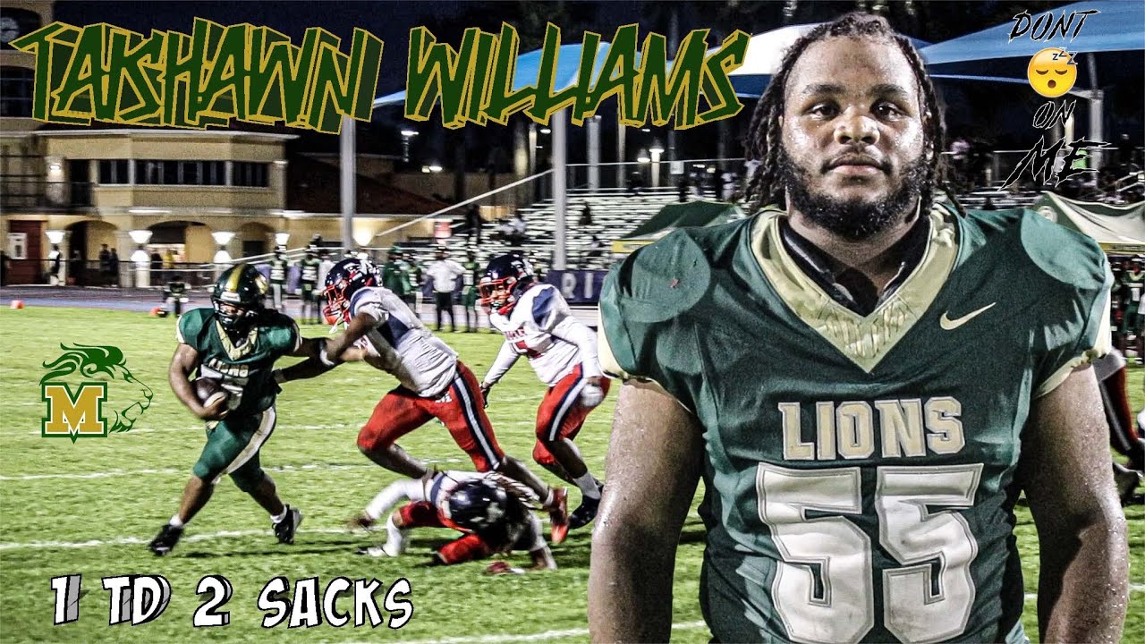 😴🏈🔥Don't Sleep On Me Player Of The Game Spotlight Taishawn Williams ...