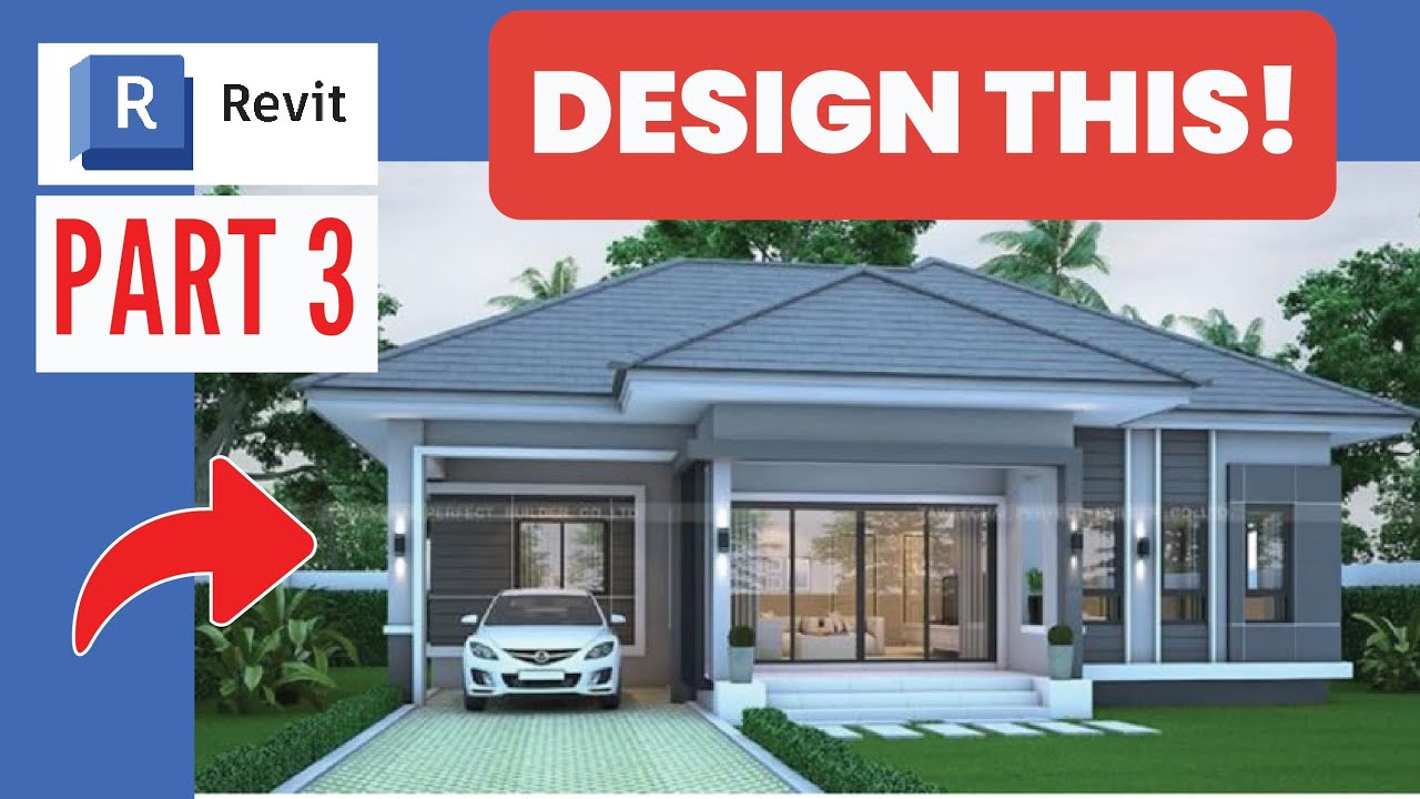 Beginner Revit Project Tutorial — Full Bungalow Design Explained ...