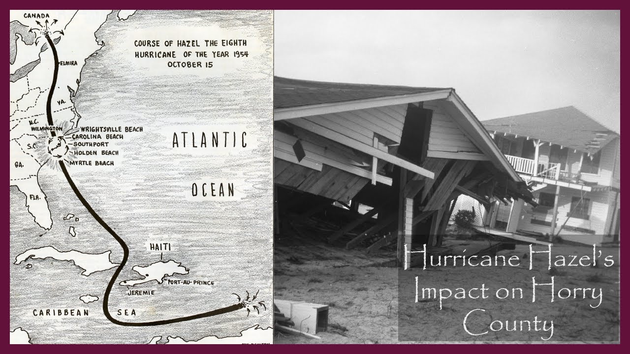 Hurricane Hazel's Impact on Horry County - Horry County Museum - YouTube